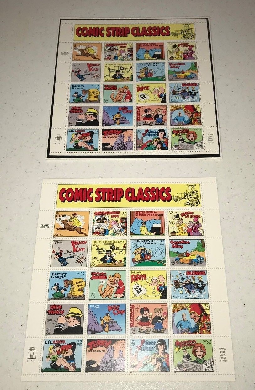 American Comic Classics Collection of U.S. Postage Stamps, Book & 2 ...