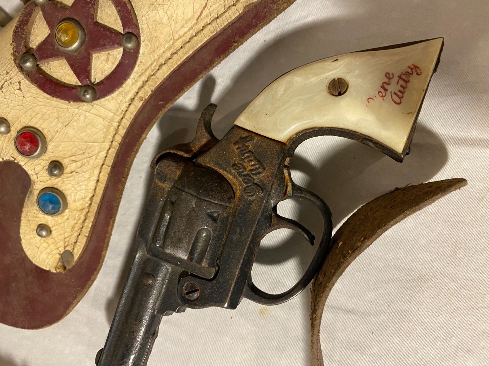 Vintage Gene Autry Cowboy Outfit and Cap Gun Holster Set X-26 | eBay