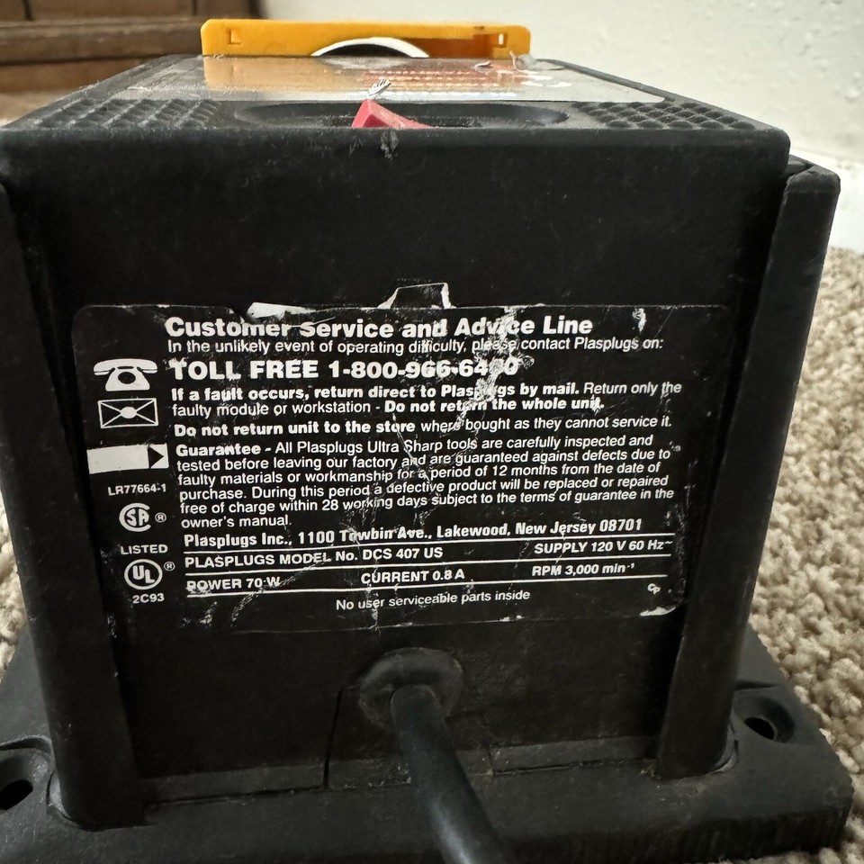 Plasplugs Sharpener Unit Knife & Scissor Sharpener Module DCS407 Great ...