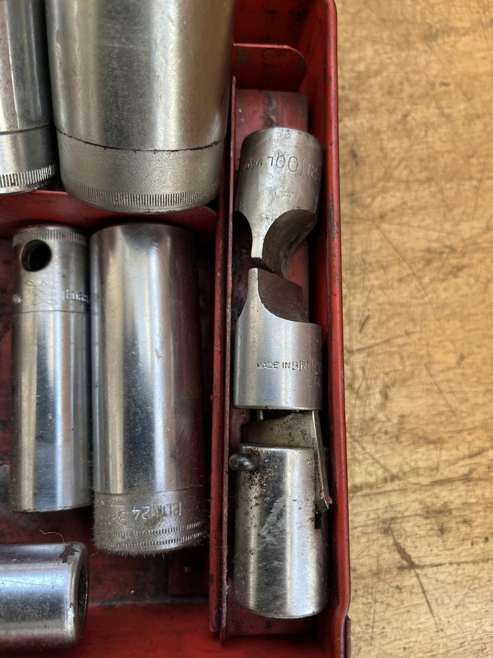 Vintage Britool Tool Box With Britool Tools. Box 20” x 8” | eBay UK