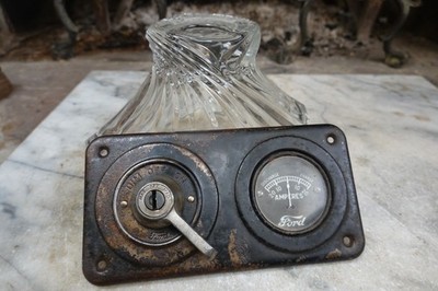 Antique FORD MODEL-T IGNITION PANEL HEADLIGHT SWITCH | eBay