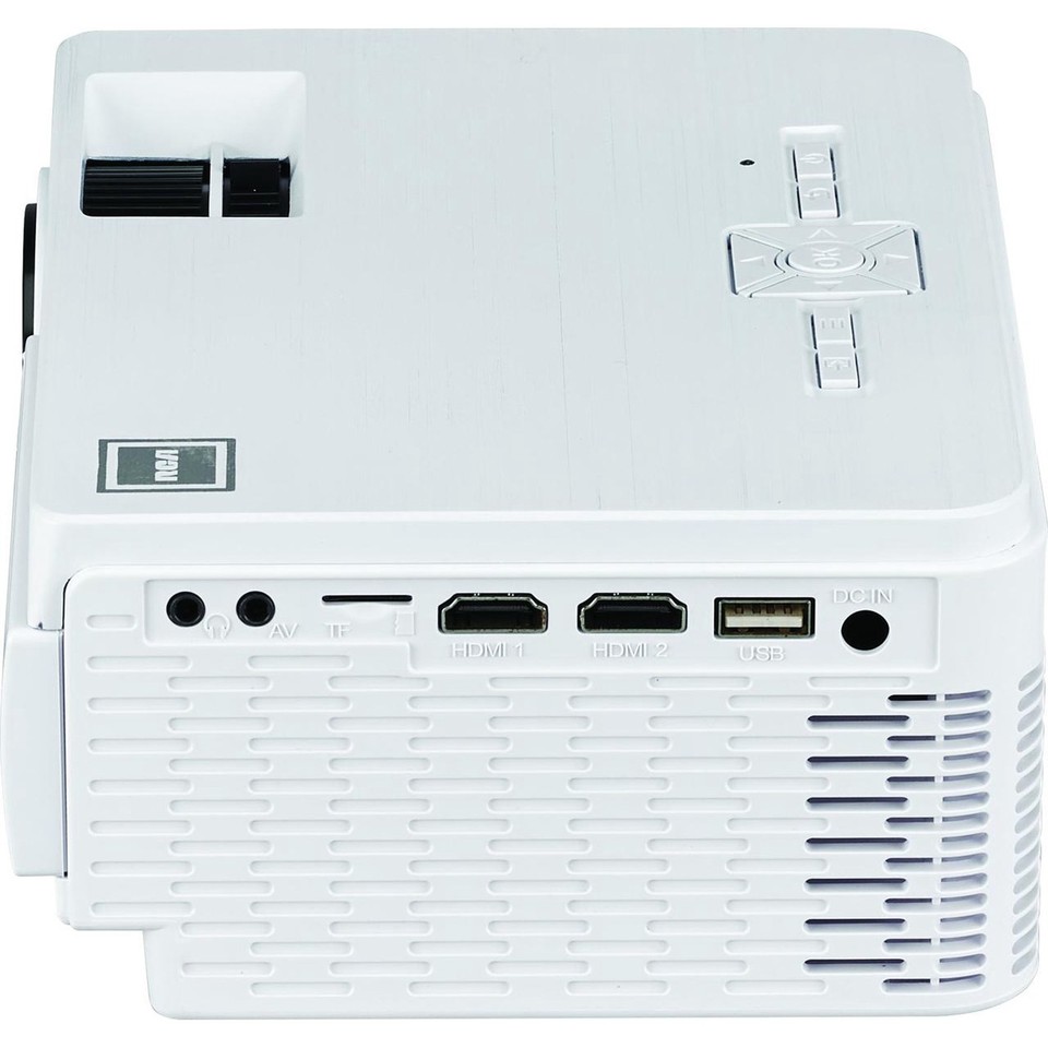 RCA 1080p LCD Home Theater Projector w/ 100" Fold up Screen Streaming ...