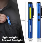 WorkPro Flashlight Pen Light, Rechargeable Penlight with 365 nm UV ...