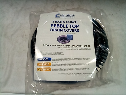 Color match pool fittings pebble drop drain covers | eBay