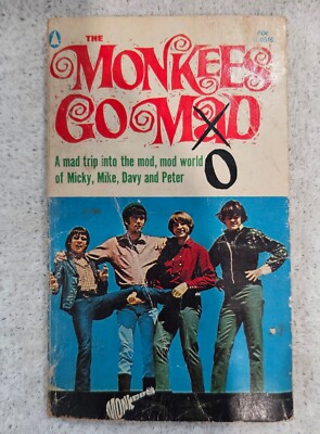 THE MONKEES GO MOD PAPERBACK (1967) DAVY JONES MICKY DOLENZ PETER ...