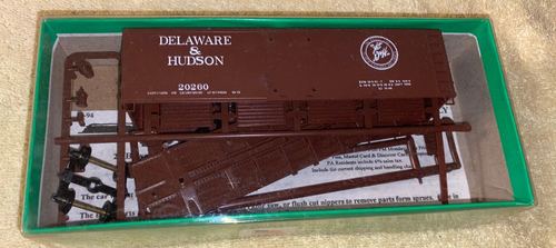D&H Delaware & Hudson 40` Boxcar HO English/Bowser #3-1124 Sealed Kit ...