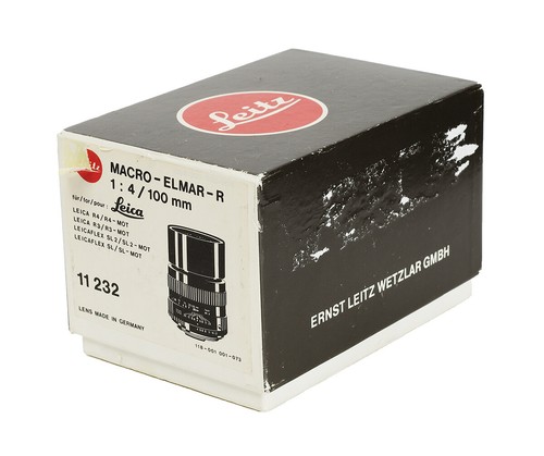 Empty Box Only Box Leitz for Leica Macro Elmar R 4/100mm 11232 | eBay