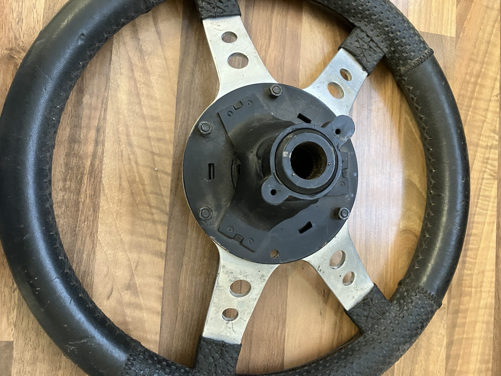 Mg Midget Vintage Steering Wheel With The Boss | eBay UK