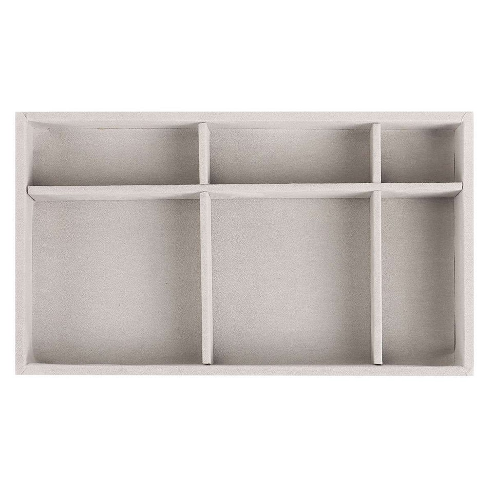 Display Box Tray Organizer Earring Storage Velvet Show Holder Jewelry ...