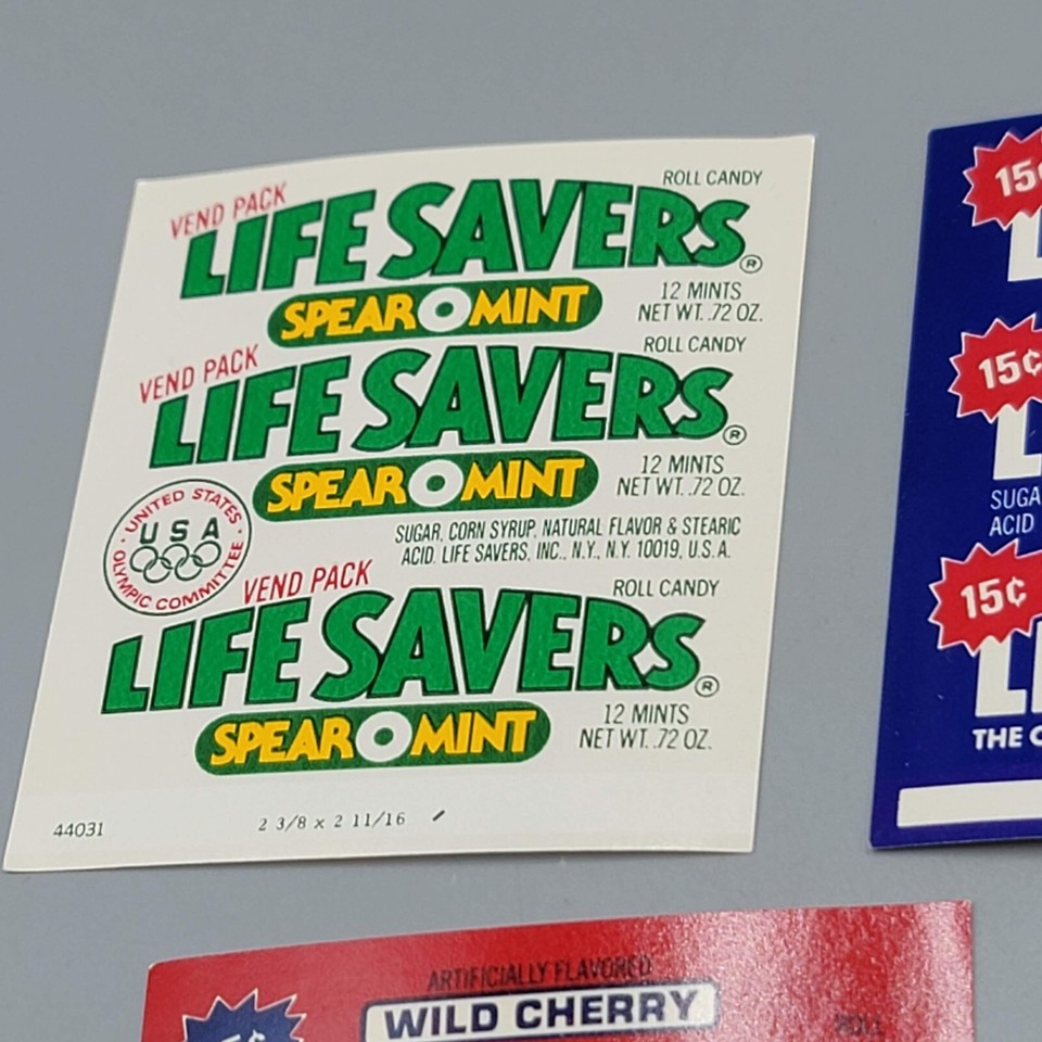 Vintage Life Savers Candy Wrappers New Old Stock Lot of 8 | eBay
