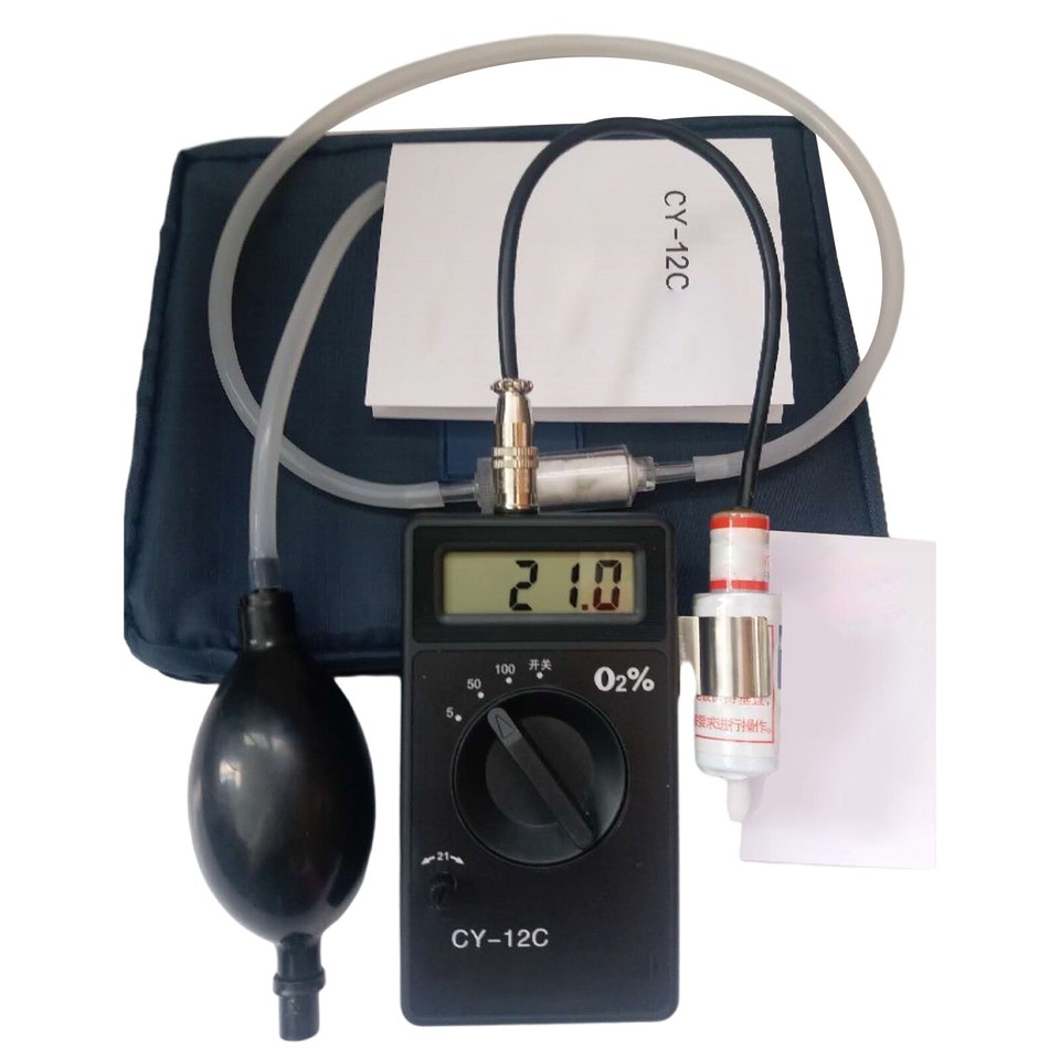 CY-12C Oxygen Concentration Tester Meter Detector Analyzer Oxygen ...