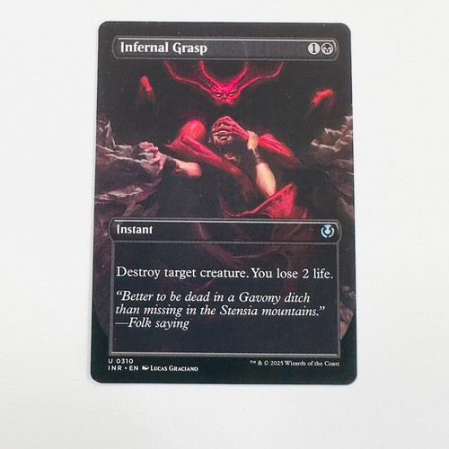 Infernal Grasp 310 - MTG - Innistrad Remastered - NM Borderless | eBay
