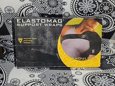 NIKKEN ELASTOMAG EQL-FIR MAGNETIC SHOULDER WRAP" SIZE Small #1697 WITH ...