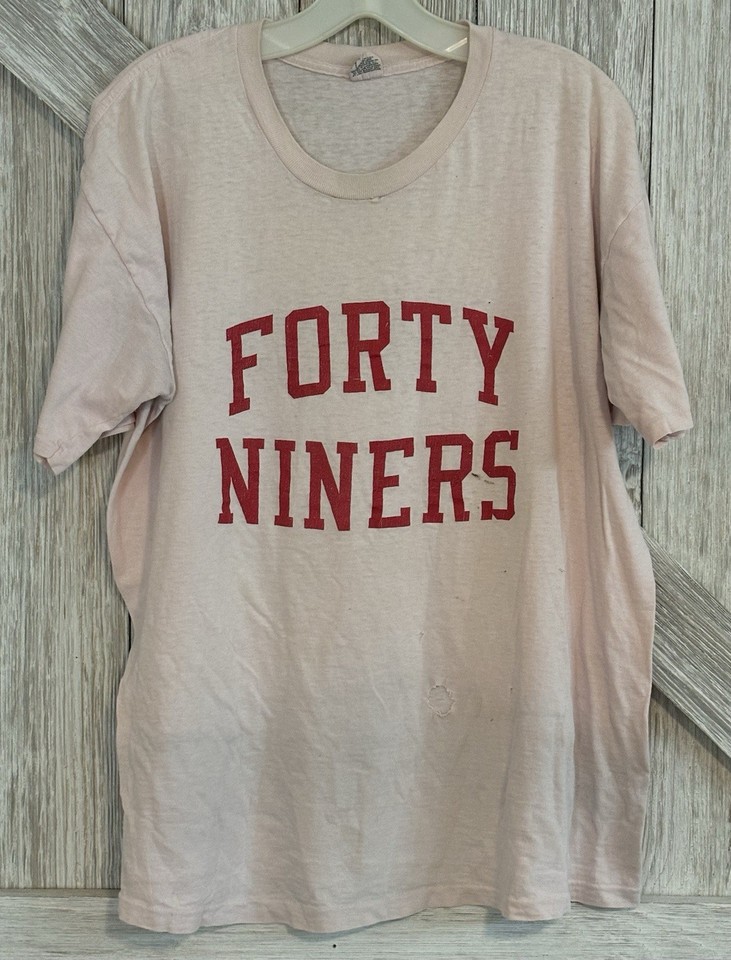 Vintage 49ers X-Large Wilson San Francisco Forty Niners NFL Football T ...