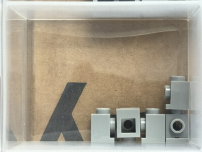 LEGO Parts - Light Bluish Gray Brick 1 x 1 with Headlight - No 4070 ...