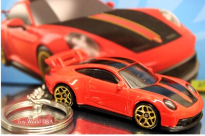 Custom Key chain Porsche 911 GT3 red | eBay