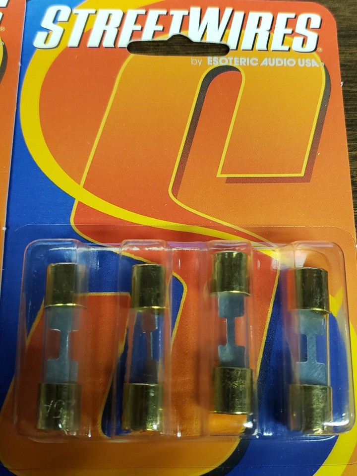 StreetWires SE 25 AMP Agu Style Gold Plated Fuse Glass Tube Car Audio ...
