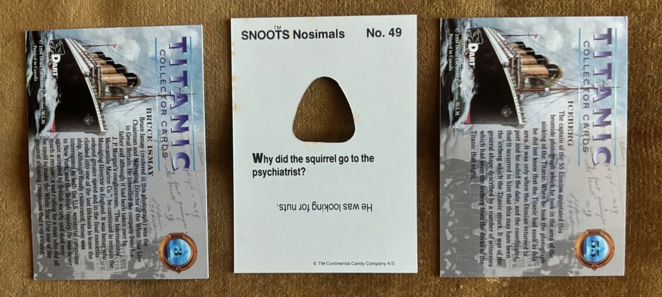 2 Titanic cards and a Snoots -CLEAR OUT MY GARAGE Dollar Sale | eBay