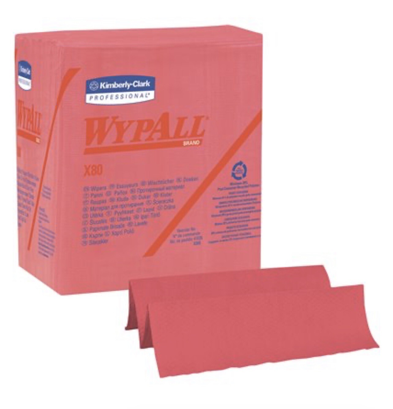 Kimberly-Clark WypAll Wipes 12”x12” Shop Towels Multipurpose (50 EA ...