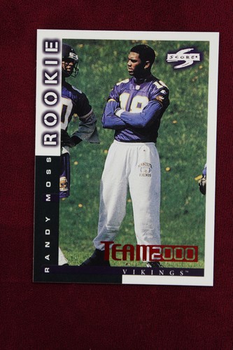 1998 Score Team 2000 RED Randy Moss Rookie 361/500 Vikings | eBay