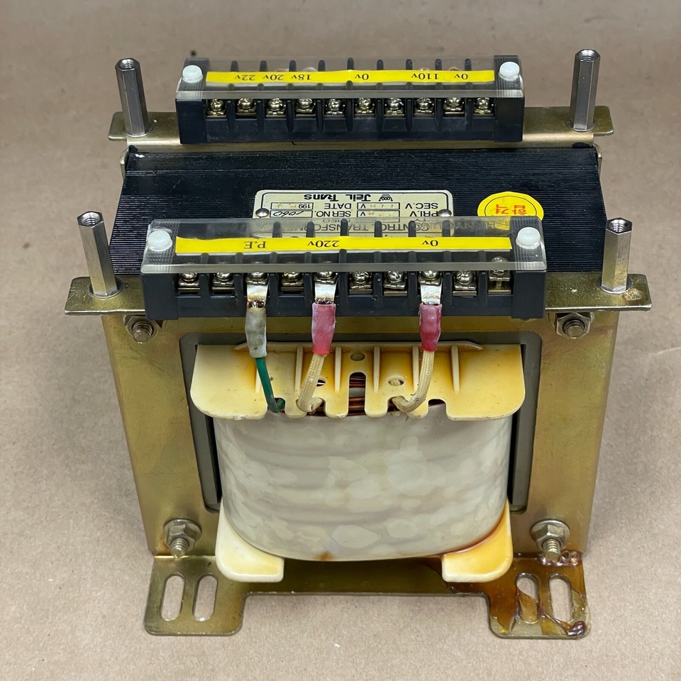 JEIL TRANS CONTROL TRANSFORMER S/N 1060 1KVA PRI.V. 220V SEC.V. 110V ...