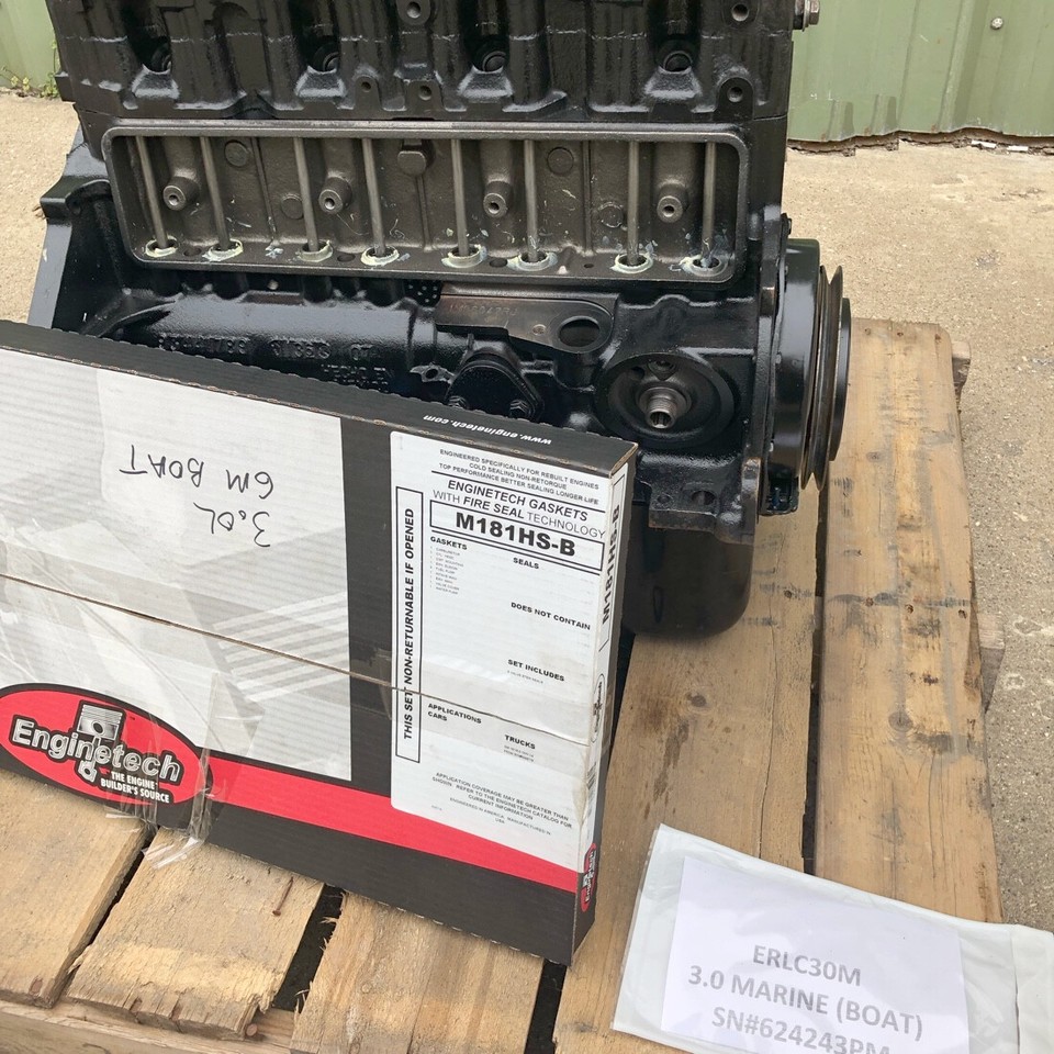 Reman 3.0L Marine Application Engine MerCruiser, Volvo Penta, OMC | eBay