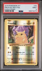Pikachu 2016 XY: Evolutions #35 Reverse Holo Price Guide - Sports Card ...