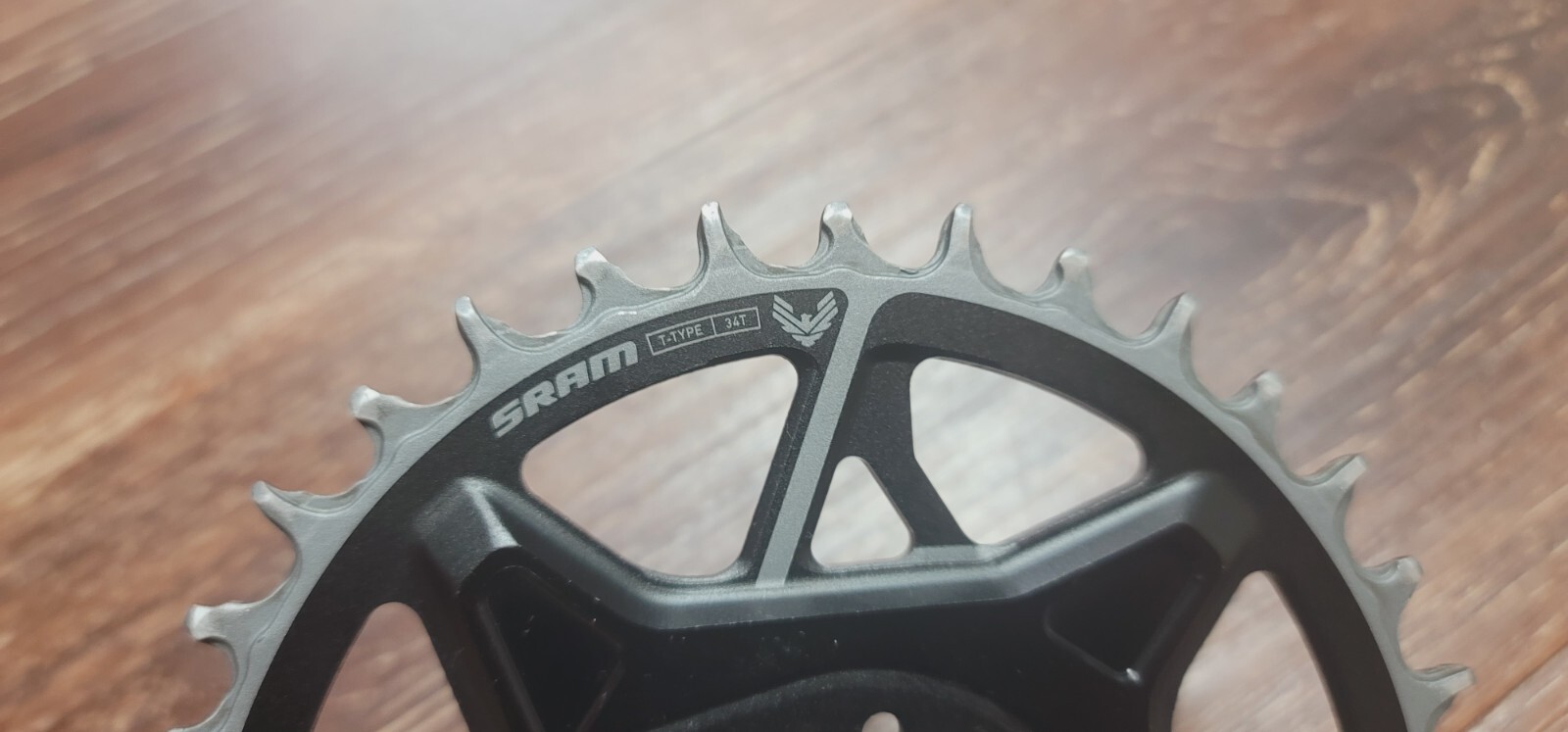 SRAM X0 Eagle T-Type Direct Mount Chainring - 34t, 12-Speed, 8-Bolt ...