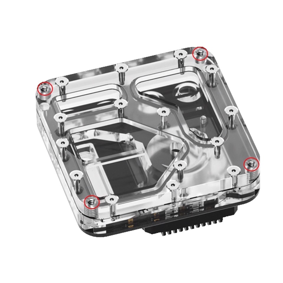 Distro Plate 120/240/360MM Universal Integrated Pump Waterway Board ...