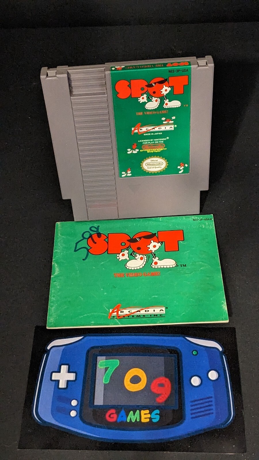 Spot: The Video Game (Nintendo Entertainment System, 1990) NES CIB ...