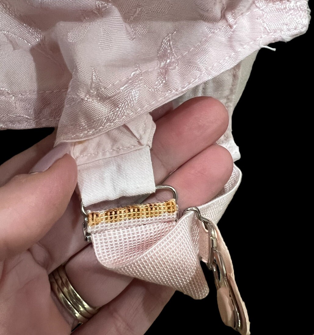 VTG 40s PINK Open Bottom GIRDLE Firm LACE Corset GART… - Gem