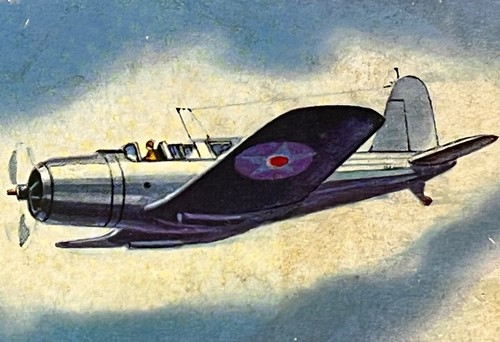 1942 WW2 VOUGHT-SIKORSKY SB 2U US NAVY DIVE BOMBER HOERTZ ARTIST SIGNED BLOTTER | eBay