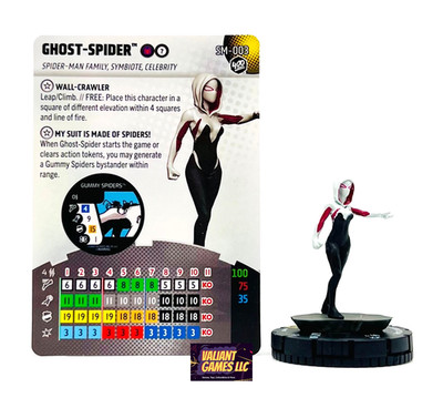 Marvel Heroclix Ghost-Spider #SM-003 w/ Card 400 Spider-Man Set | eBay