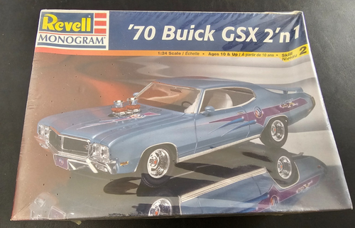 Revell Monogram '70 Buick GSX 1:24 2 in 1 model kit #85-2583 SEALED ...