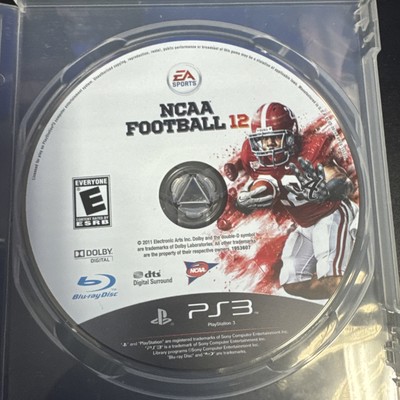 NCAA Football 12 PS3 Sony PlayStation 3 - Disc Only | eBay