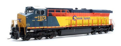 BROADWAY LIMITED IMPORTS 'HO' GAUGE ES44AC CSX 1973 CHESSIE SYSTEM *DCC ...