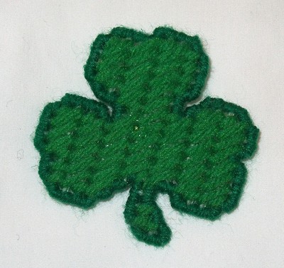 New Handmade Shamrock Safety Clasp Pin St. Patrick s Day | eBay