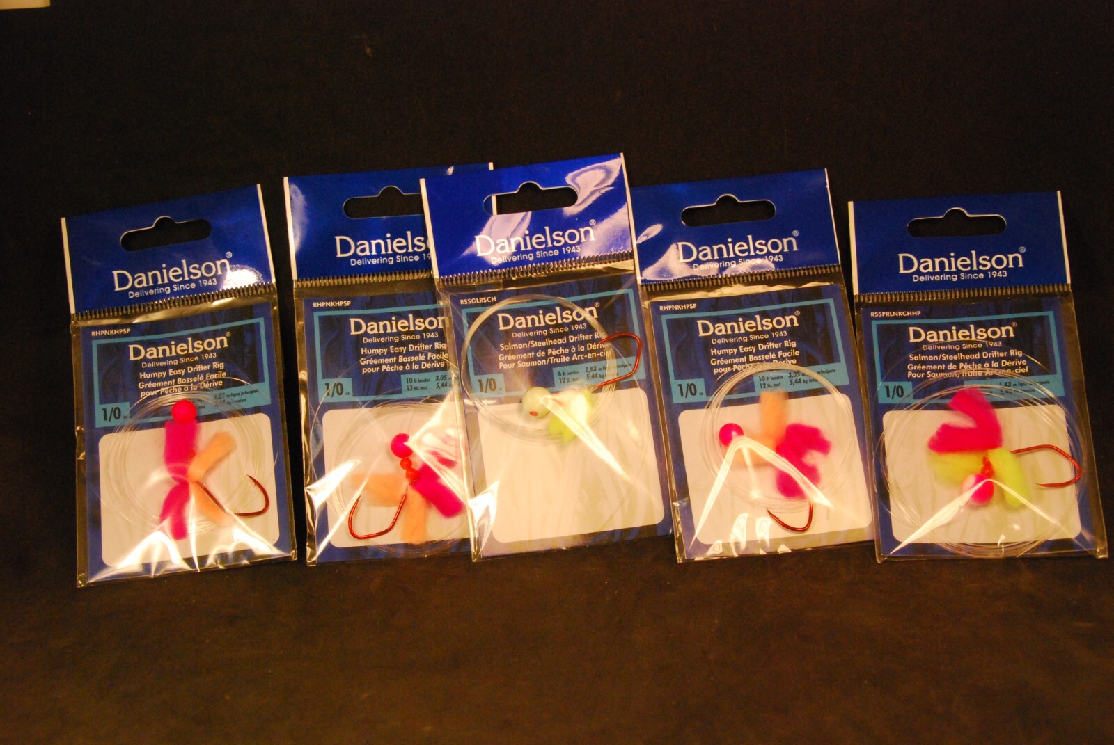 Danielson Salmon Steelhead Drift Rig Size 1/0 You Get 5 Assorted | eBay