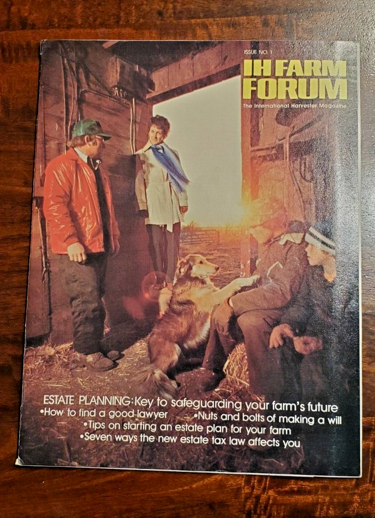 Vintage 1977 IH International Harvester Farm Forum Magazine 27 Pages ...