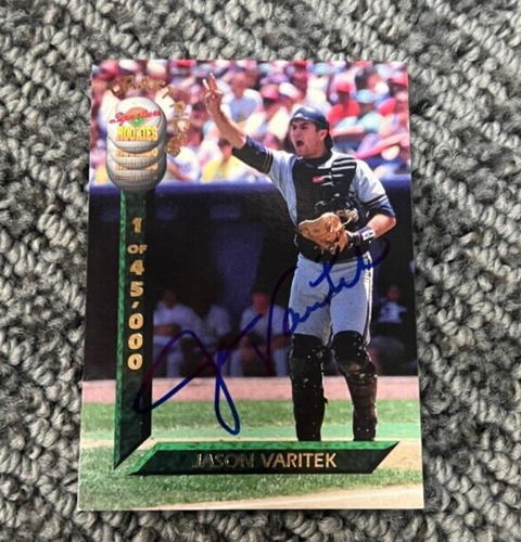 Jason Varitek signed autographed 1994 Signature Rookies Draft Picks #14 ...
