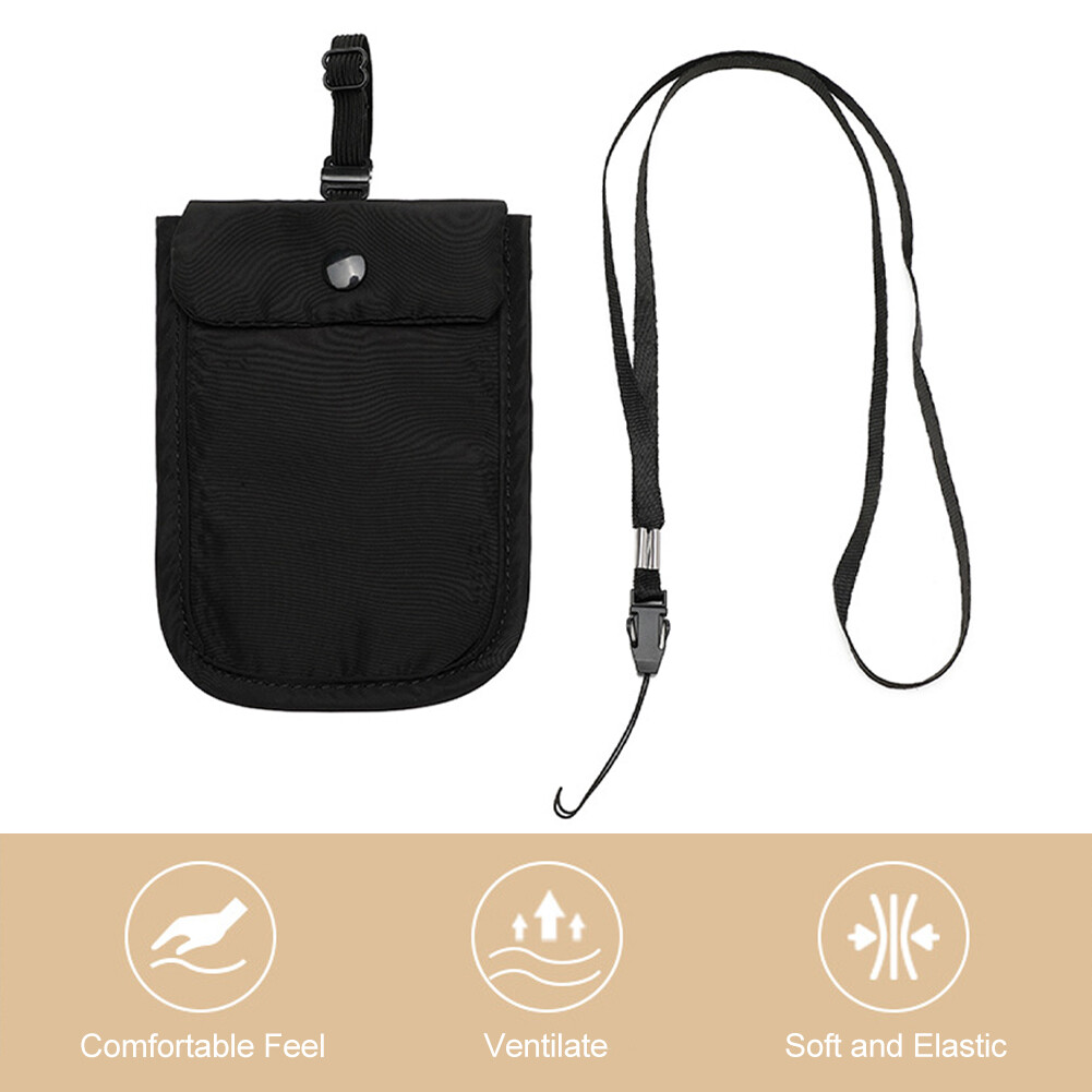 Money Pouch Bra Wallet Secret Adjustable Strap Washable Concealed | eBay