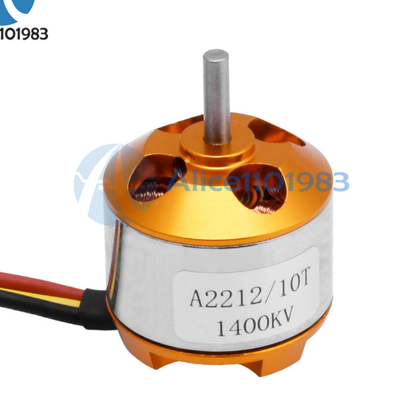 10PCS A2212 1400kv Outrunner Motor Brushless Airplane Aircraft ...