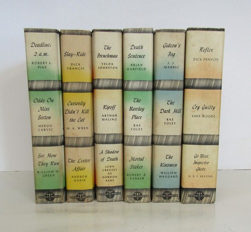 Lot of 6 Detective Book Club Books 1960s 1970s 1980s Printed in USA ...