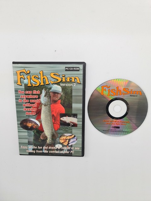 Fish SIM Version 2 PC CD ROM FISHSIM 2.0 Fishing Simulator for sale ...
