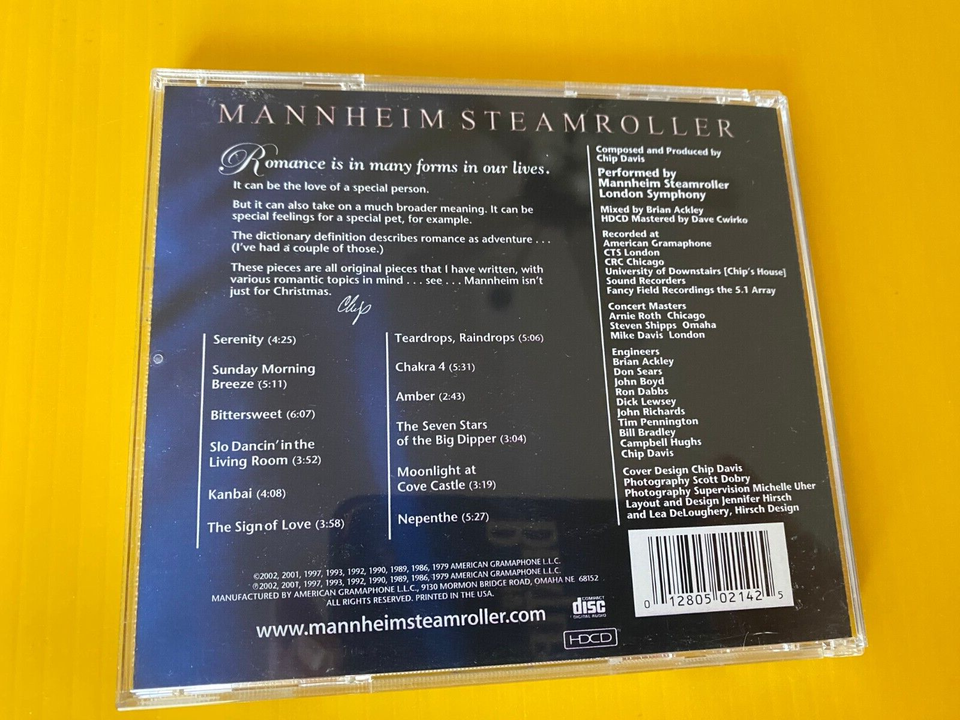 Mannheim Steamroller Romantic Melodies by Chip Davis 03 American ...