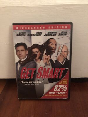 Get Smart Widescreen Edition DVD - Steve Carell/Anne Hathaway - Very ...
