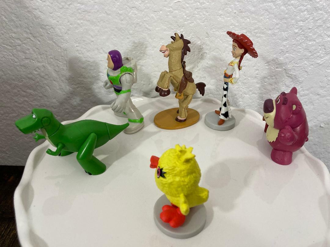 Toy Story PVC Toys Lot Of 6 Figures Cake Toppers Figurines Disney Pixar ...