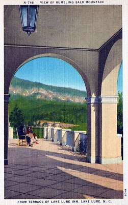 Rumbling Bald Mountain from Terrace Lake Lure Inn North Carolina ...