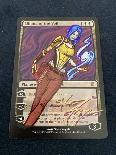 1x LP MTG Liliana of the Veil Altered by Steve Argyle | eBay