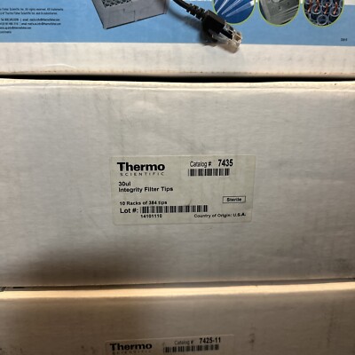 Thermo Scientific 30ul Integrity Filter Tips 384 Tips 10 Racks | eBay